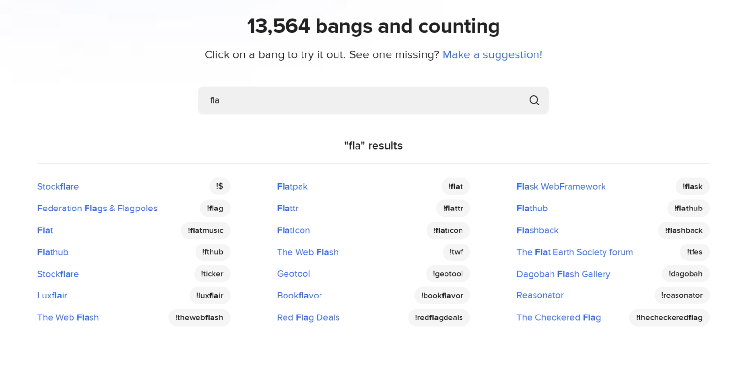 技術者にとって代えがたき至高の検索ツールとしての DuckDuckGo: !Bangs のすすめ – yokkin.com